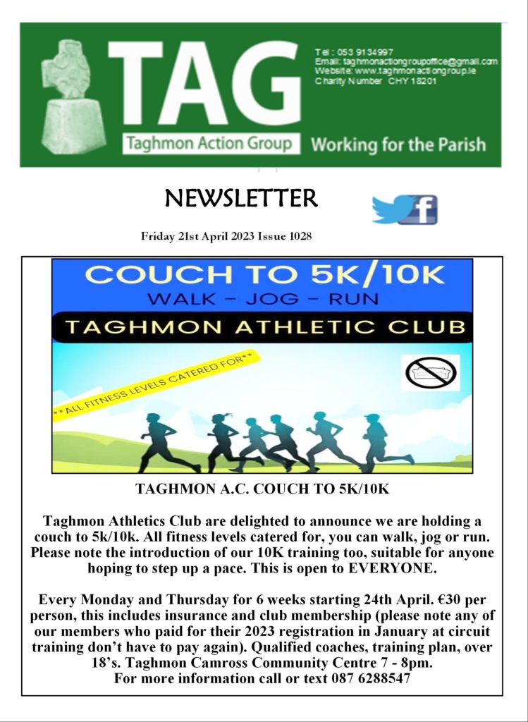21st April 2023 - Taghmon